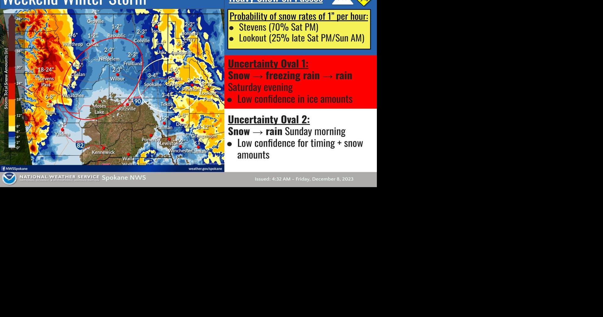 Widespread Snow Saturday & Sunday Morning | Weather | ncwlife.com