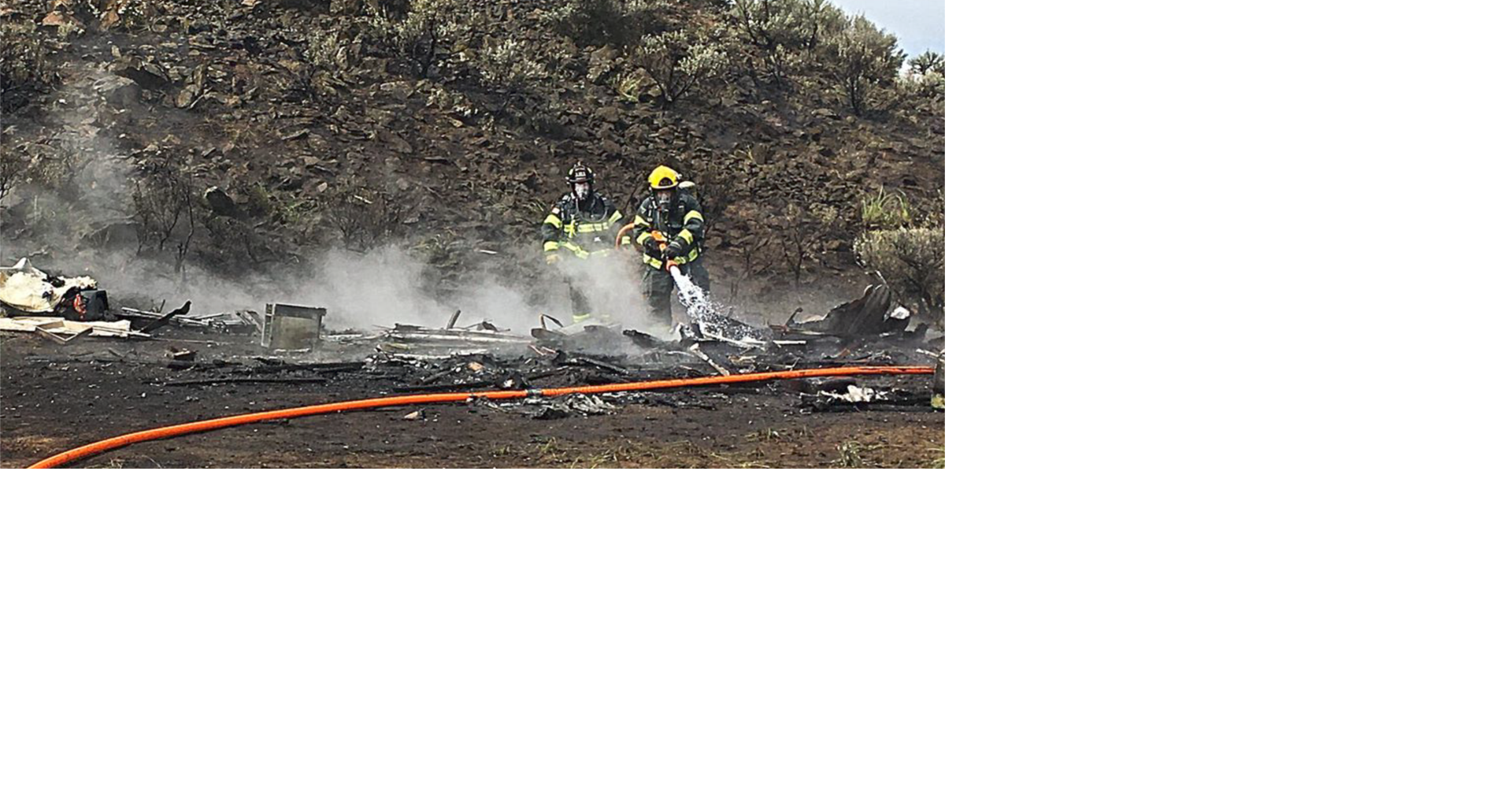 Camp trailer destroyed by fire that started as a controlled burn in ...