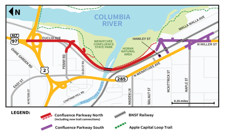 Updated Confluence Parkway Project design keeps Denny’s & The Igloo | Phase 1 to break ground ...