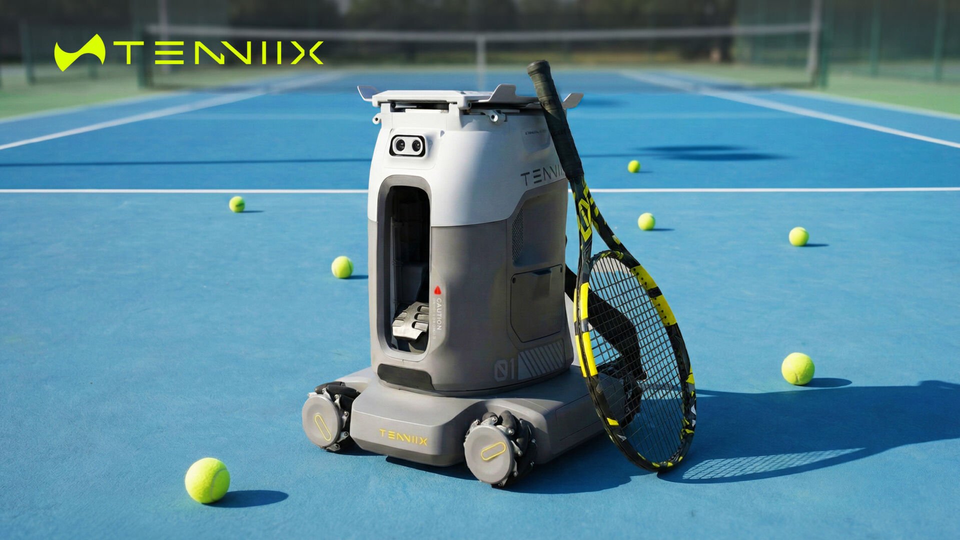 Tenniix Unveils World's First Vision-Based AI Tennis Robot at CES 2026 ...