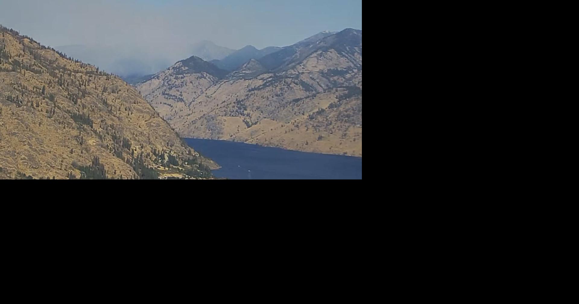 Wildfire ignites on North Shore of Lake Chelan near Safety Harbor ...
