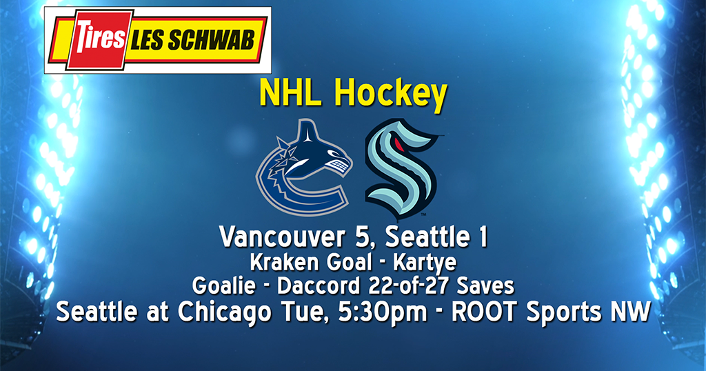 Kraken fall to Canucks | Sports | ncwlife.com