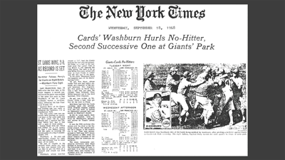 Former MLB pitcher Ray Washburn celebrates a special anniversary ...
