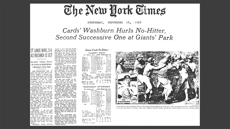 Former MLB pitcher Ray Washburn celebrates a special anniversary ...