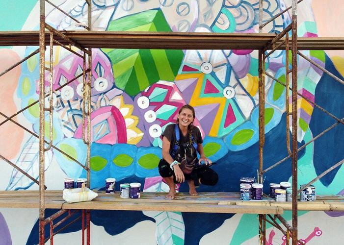 Community members come together to create murals for Pioneer Park and ...