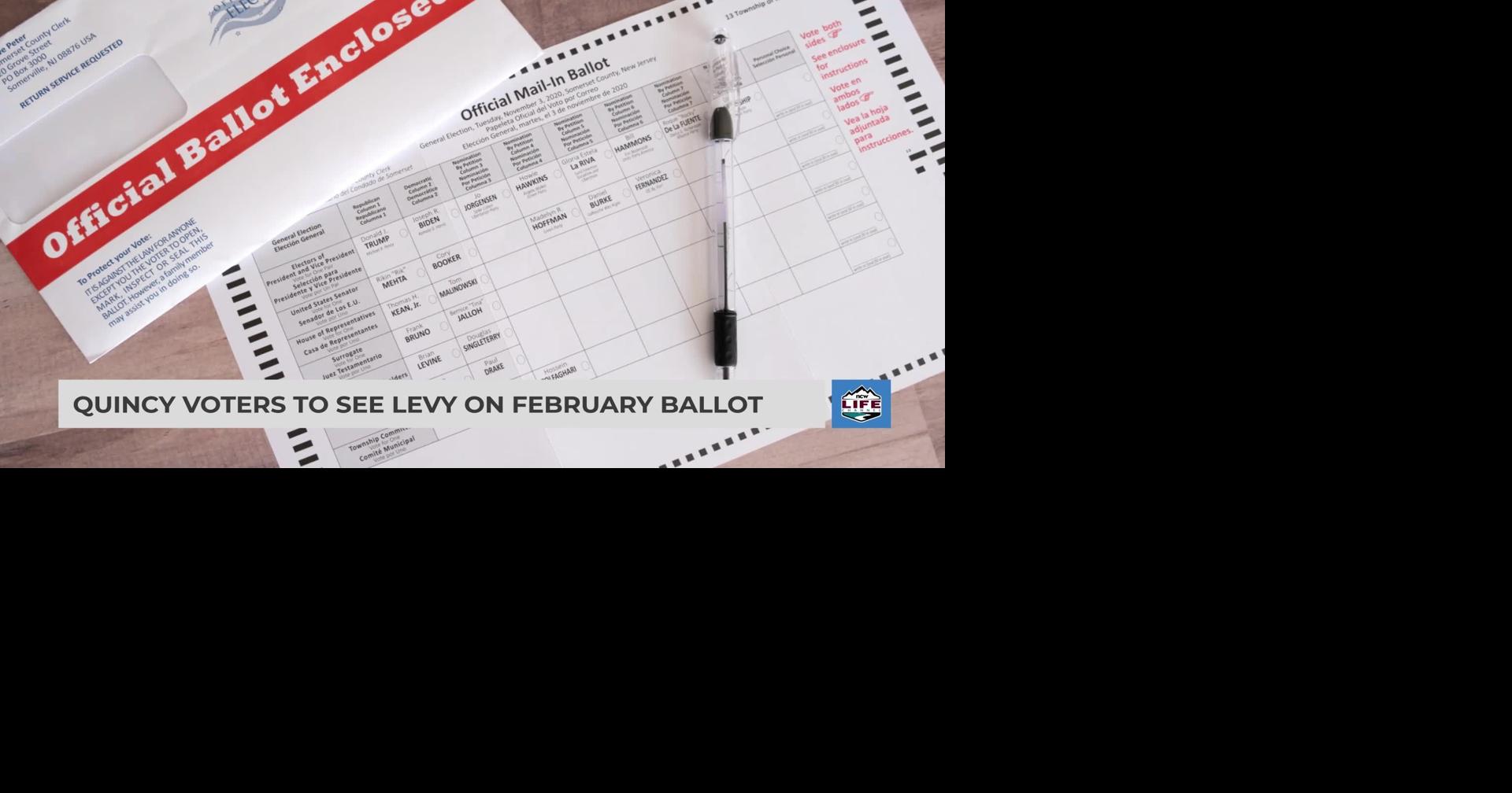 Quincy voters to see levy on February ballot | Videos | ncwlife.com