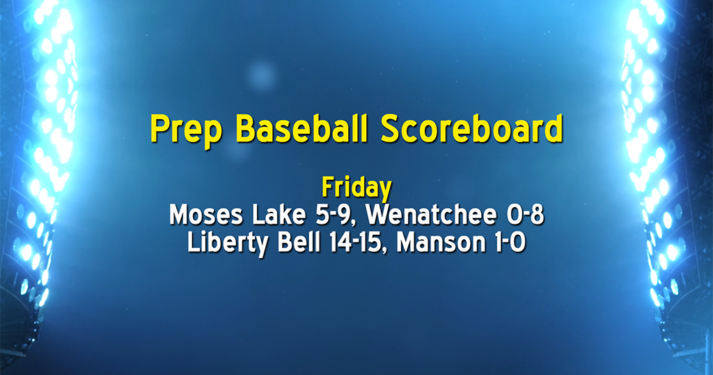 Moses Lake baseball takes season series vs Wenatchee with sweep Friday ...