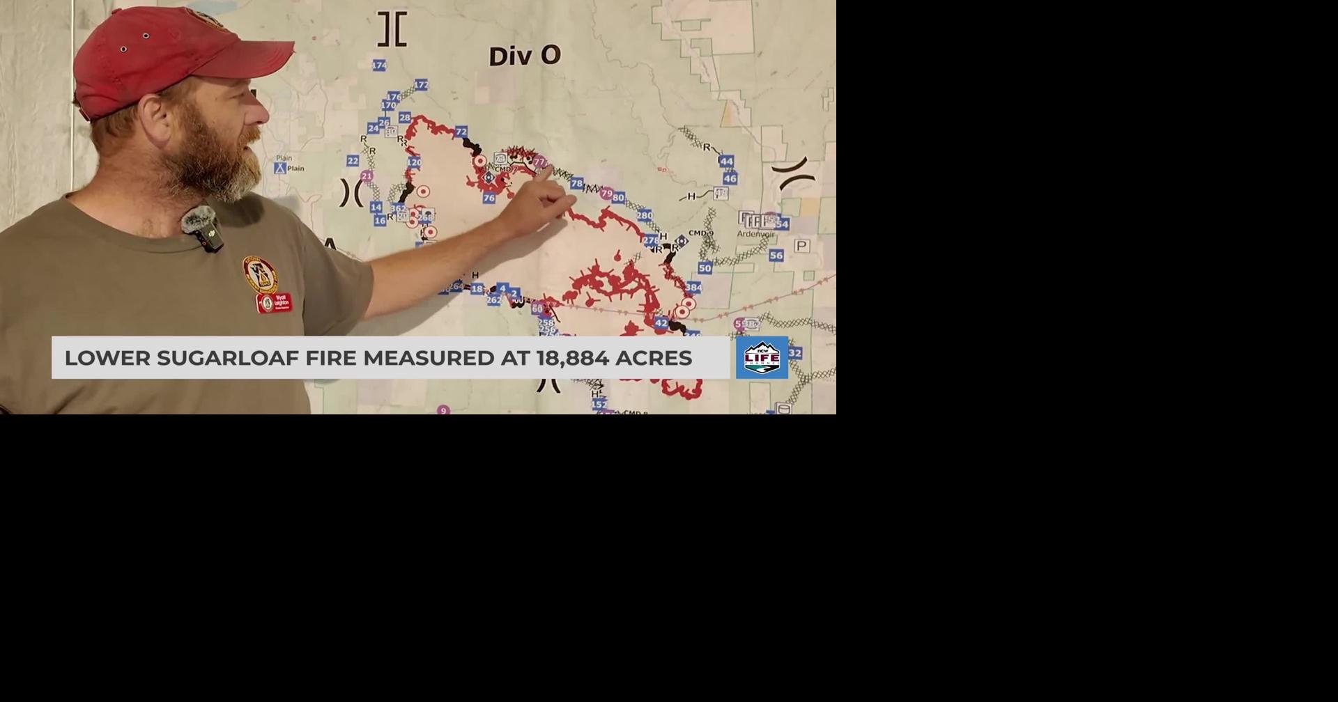 Lower Sugarloaf fire measured at 18,884 acres | Videos | ncwlife.com