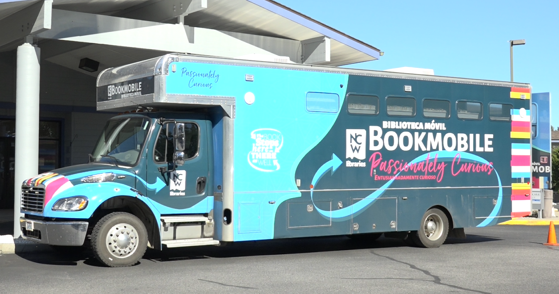 New NCW Libraries Bookmobile stop at Senior Center furthers library ...