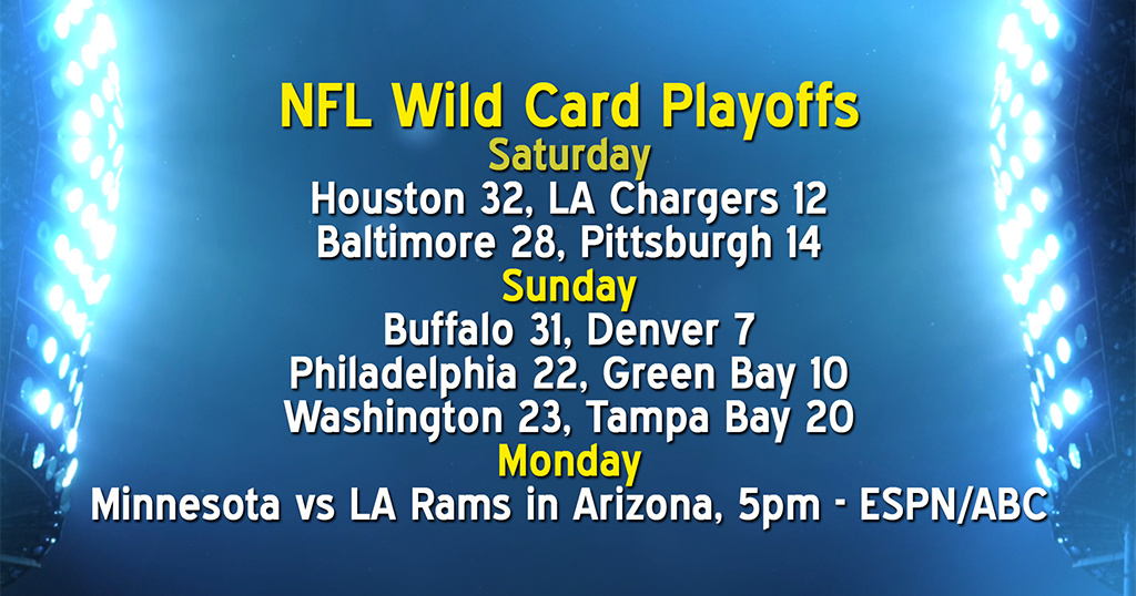 Higher seeds mostly victorious in Wild Card Playoffs | Sports | ncwlife.com