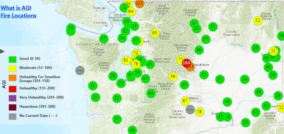 Lake Wenatchee fires responsible for most of the valley smoke ...