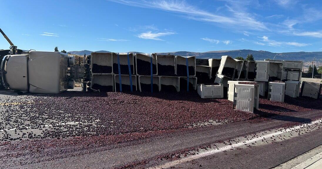 Toppled truck spills cherry load near airport | News | ncwlife.com