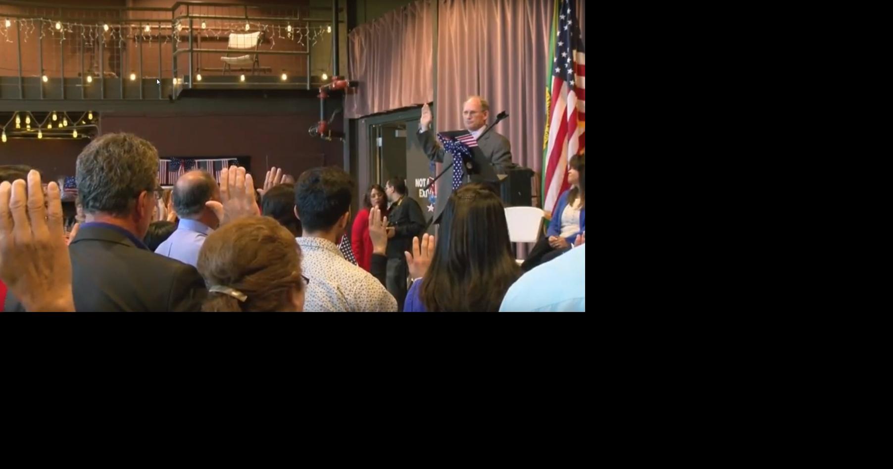 New US Citizens Sworn in at Pybus Ceremony | Archives | ncwlife.com