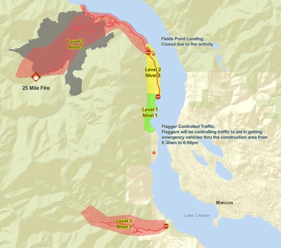 More homes added to Level 3 evacuation notices for fire off south Lake ...