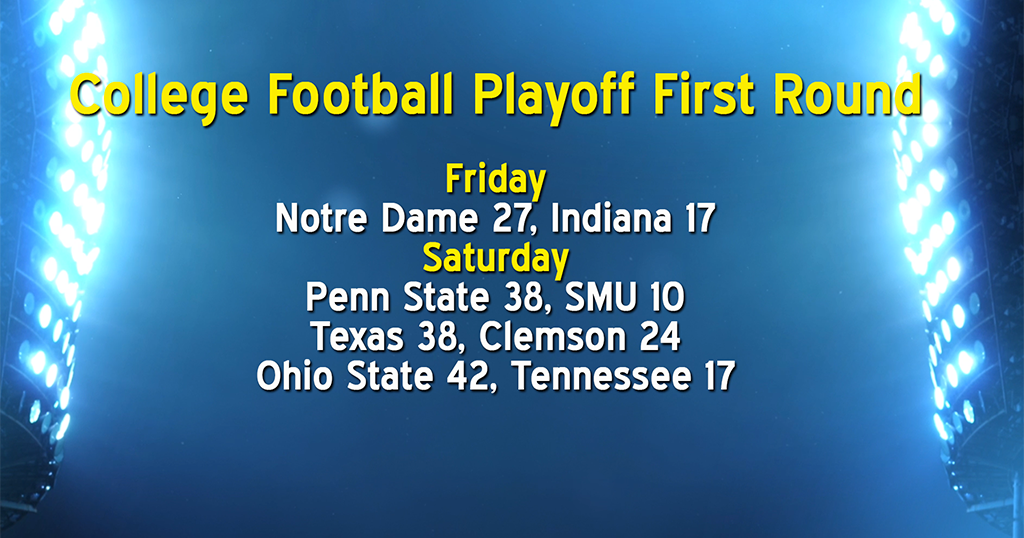 CFP features first round of lopsided games | Sports | ncwlife.com