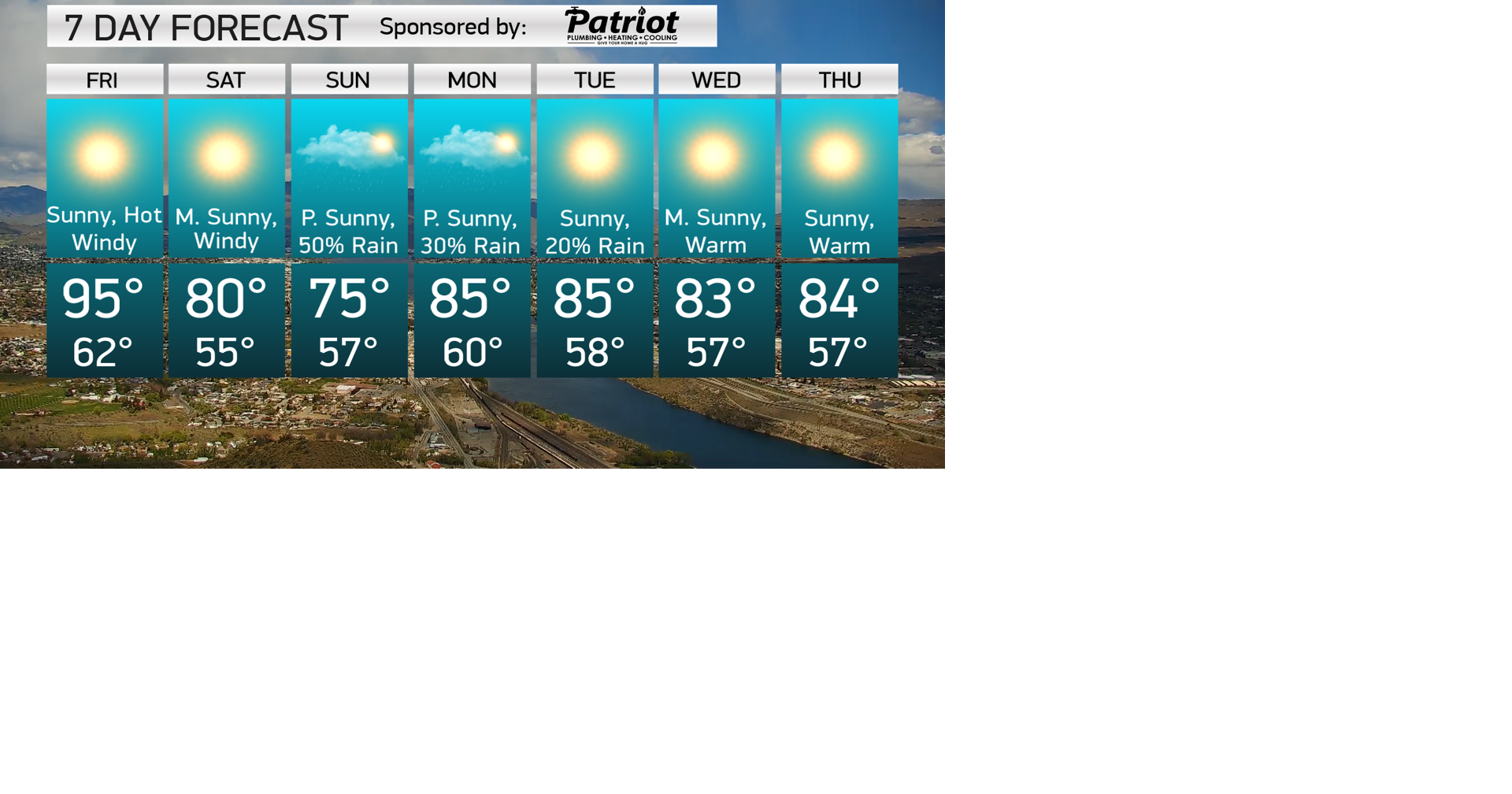 Wenatchee Valley weather for Friday, June 26, 2020 | Wenatchee Valley ...