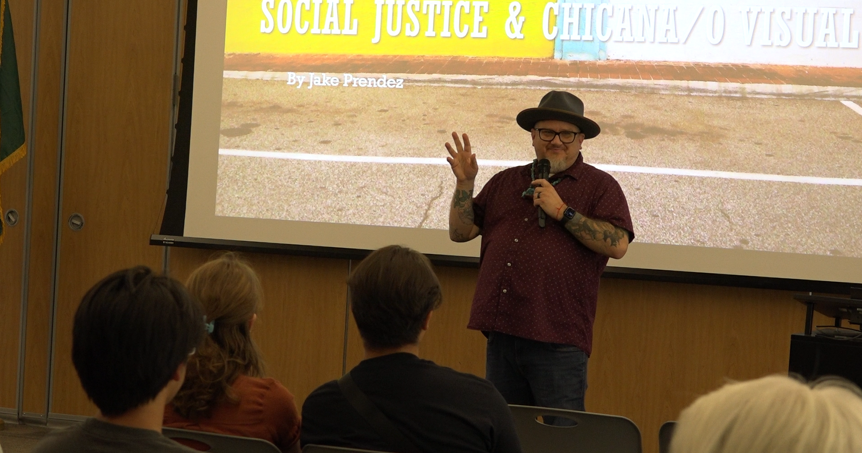 Video: Chicano artist speaks on influences, art journey during NCW ...