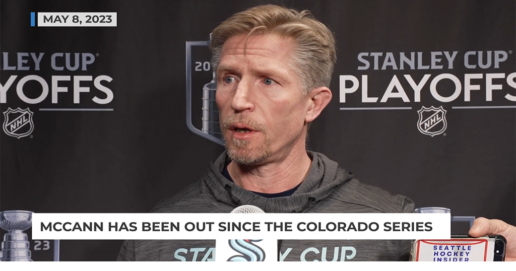 McCann skating but not quite back for Kraken | Sports | ncwlife.com