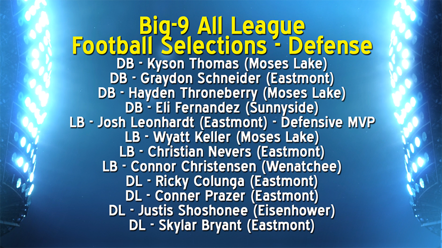 Peterson leads strong Eastmont continent for 1st Team All Big-9 ...