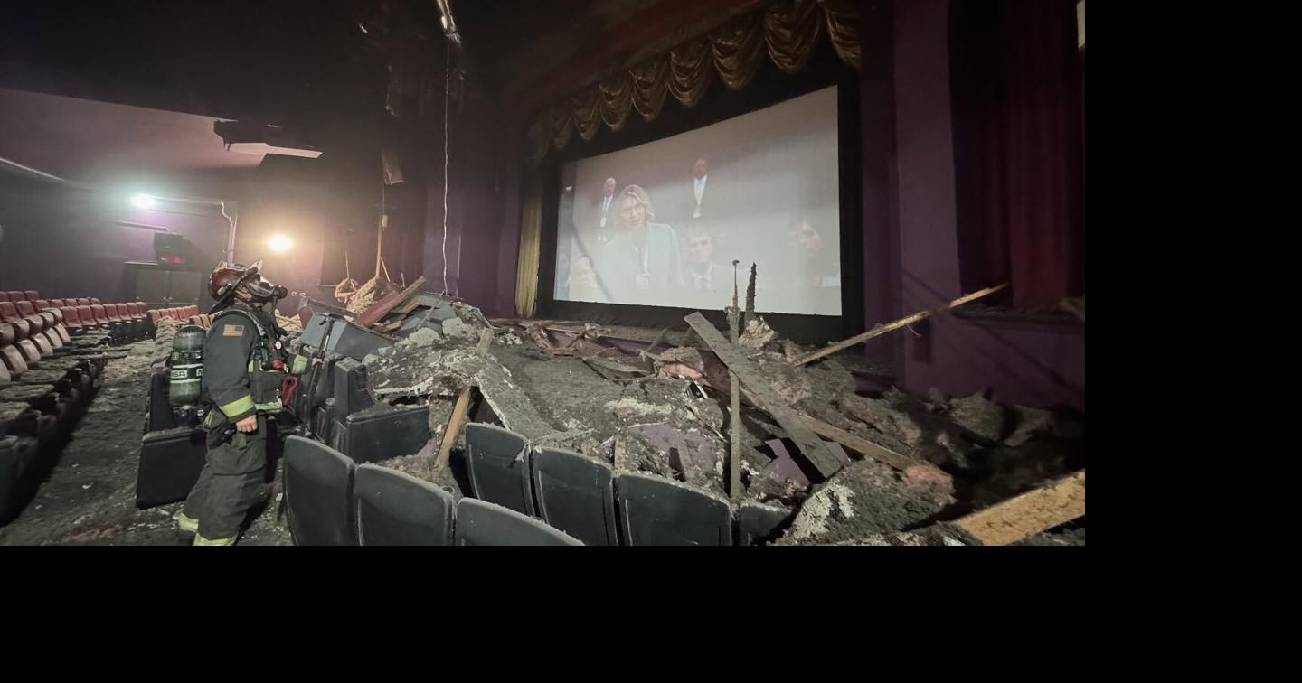 Ceiling collapses at Liberty Cinema main theater | News | ncwlife.com