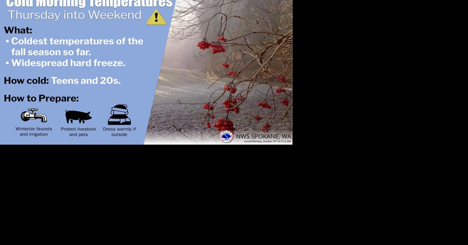 Cold Temps Into the Weekend | Weather | ncwlife.com