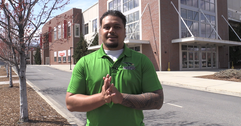 Gabe Collins invites you to come watch he and the Skyhawks pl | Sports ...