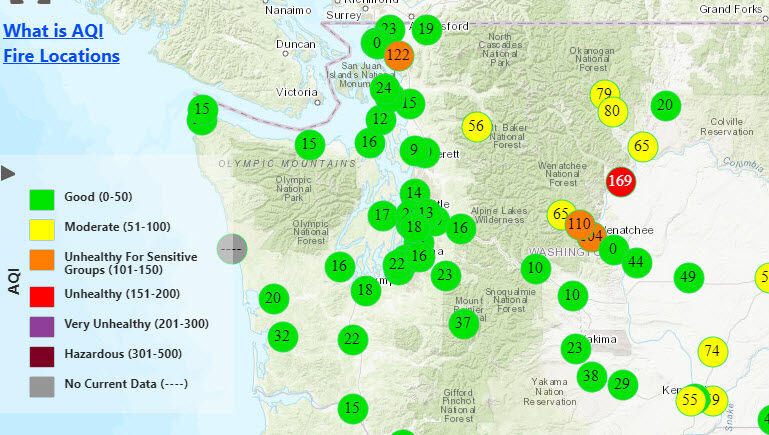 Air quality in Wenatchee Valley reaches unhealthy range | Wenatchee Valley & NCW | ncwlife.com