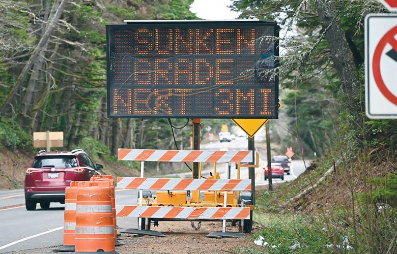 Slides, sinkholes slow traffic | News | newportnewstimes.com