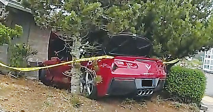 Corvette crashes Aug. 9 into embankment, driver arrested | News ...