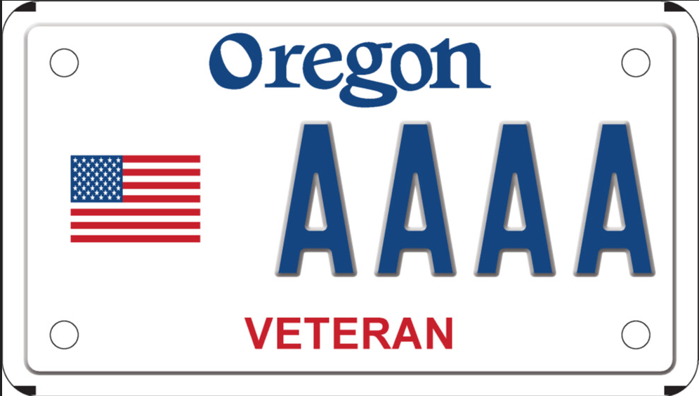New Oregon veteran license plates to be available | News ...