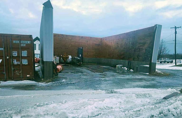Wind Gusts Blow Up Salt Shed Roof | News | newportvermontdailyexpress.com