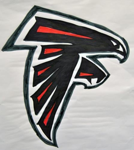 how to draw falcons logo