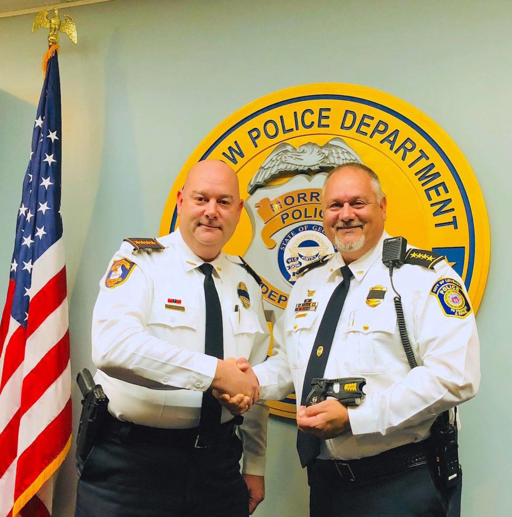 Morrow Police Department donates old stun guns to Lovejoy counterparts ...