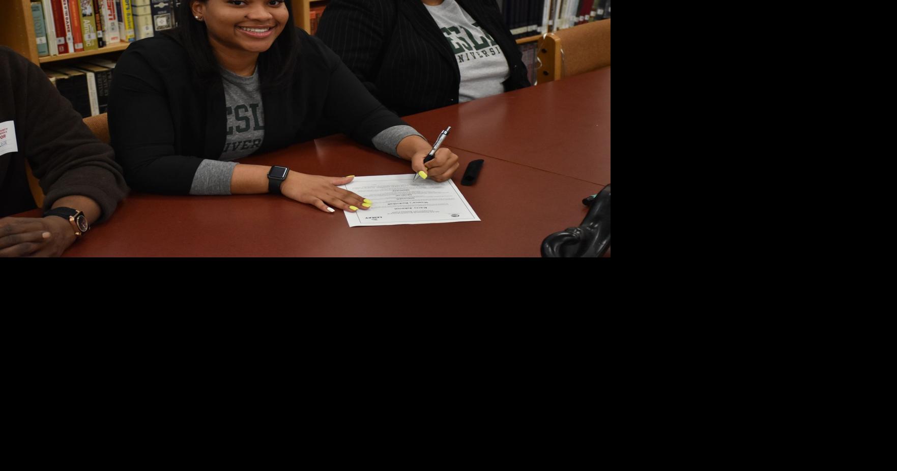 Forest Park’s Kacey Johnson signs to continue basketball career at ...