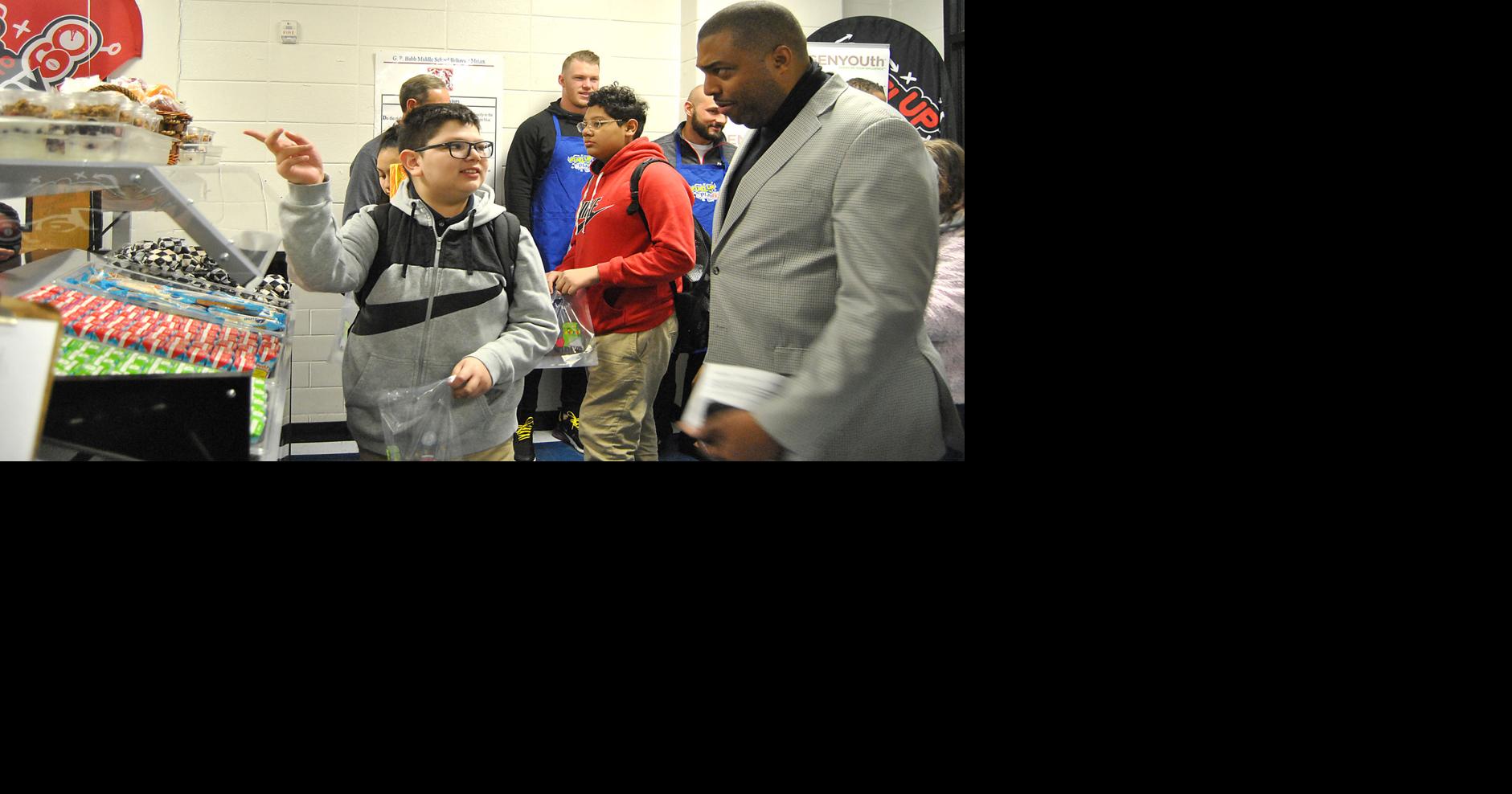 Babb Middle given breakfast cart as part of Legacy 53 program ...