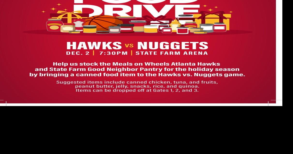 Atlanta Hawks announce Holiday Food Drive at Friday's home game ...