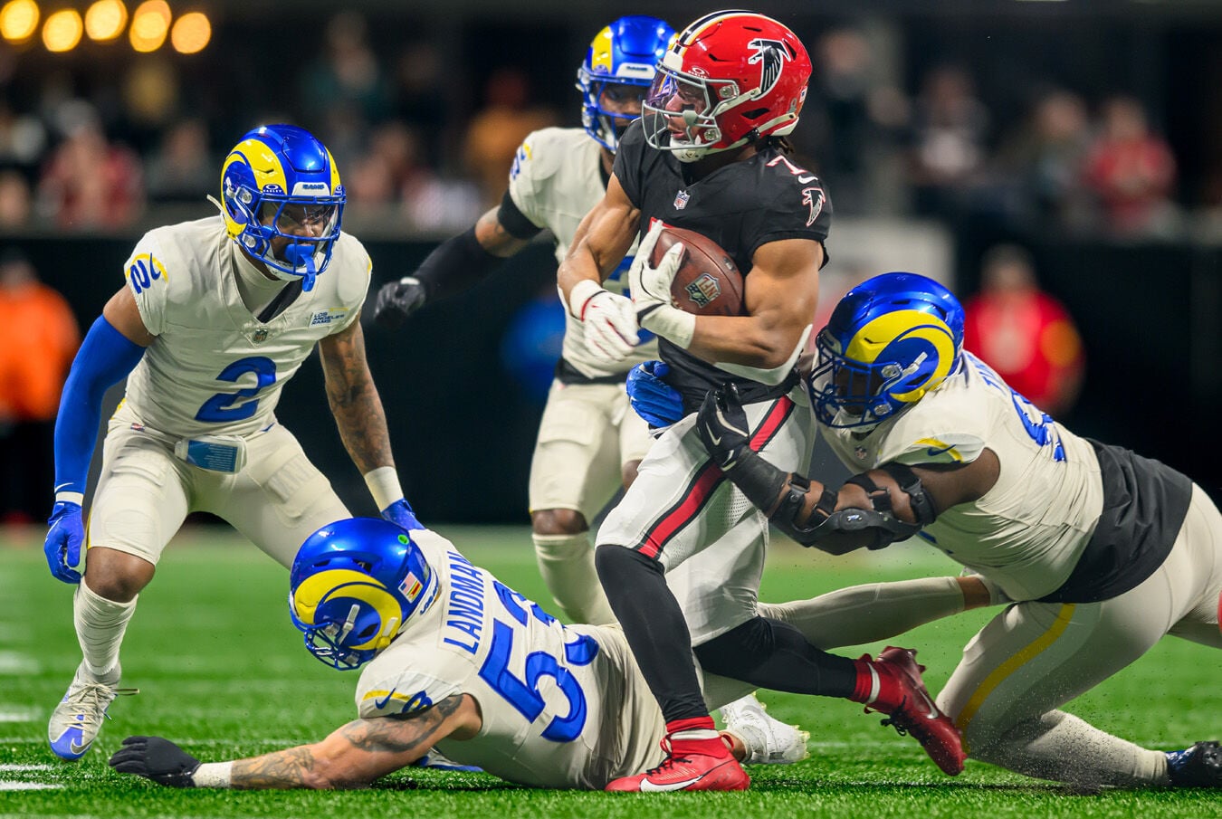 PHOTOS: Atlanta Falcons vs. Los Angeles Rams | Clayton News Photo ...