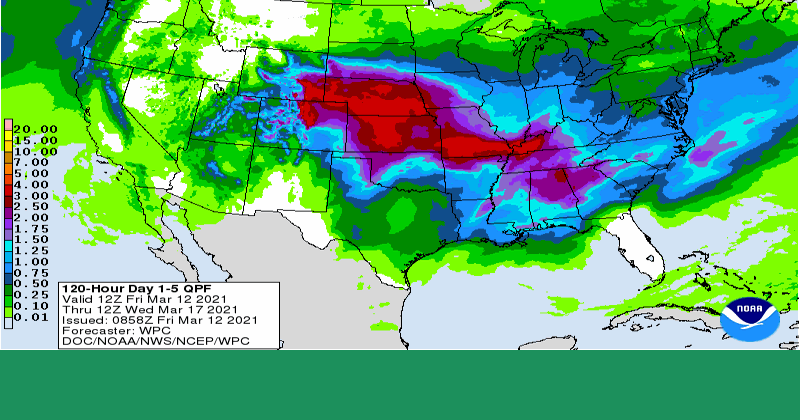 Seasonal temps to accompany frequent lower Midwestern moisture | The ...