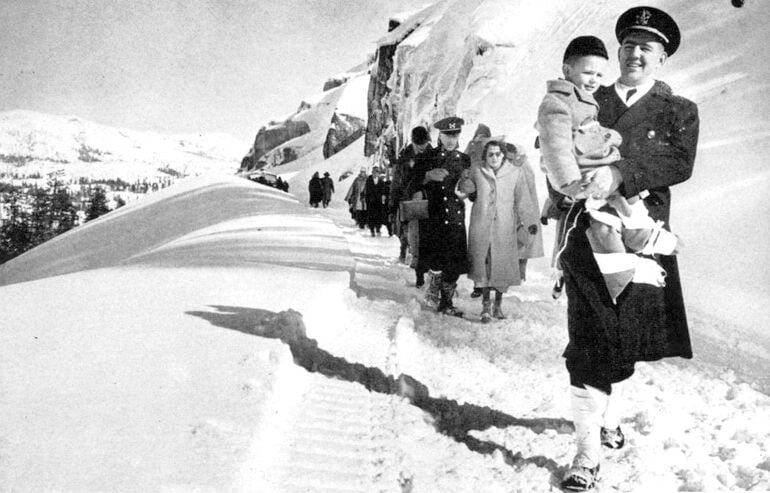 Holy Cow History | A train to nowhere: Snowbound in the Sierras ...