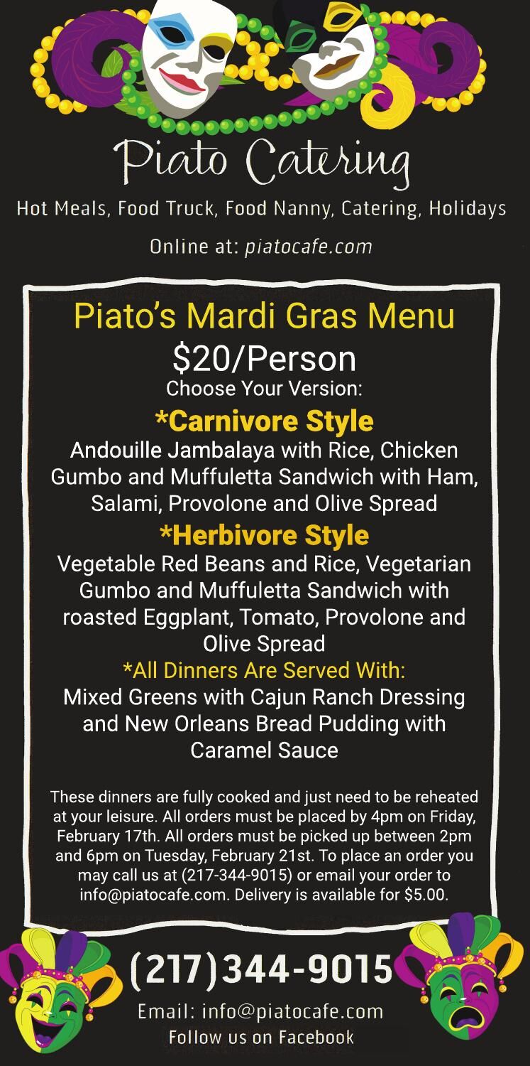 Piato Cafe.pdf | Local Offers | news-gazette.com