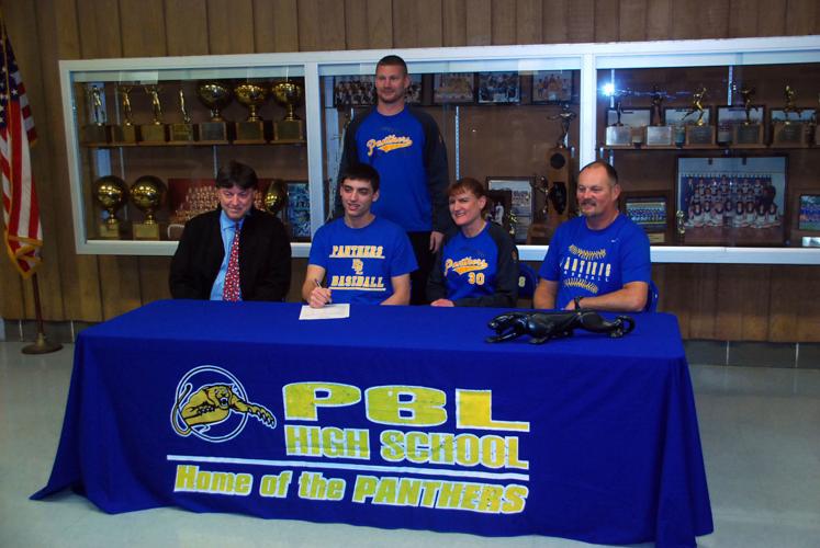 PBL seniors Dalton Coplea, Cole Eshleman, Andrew Zenner and Luke Fitton ...