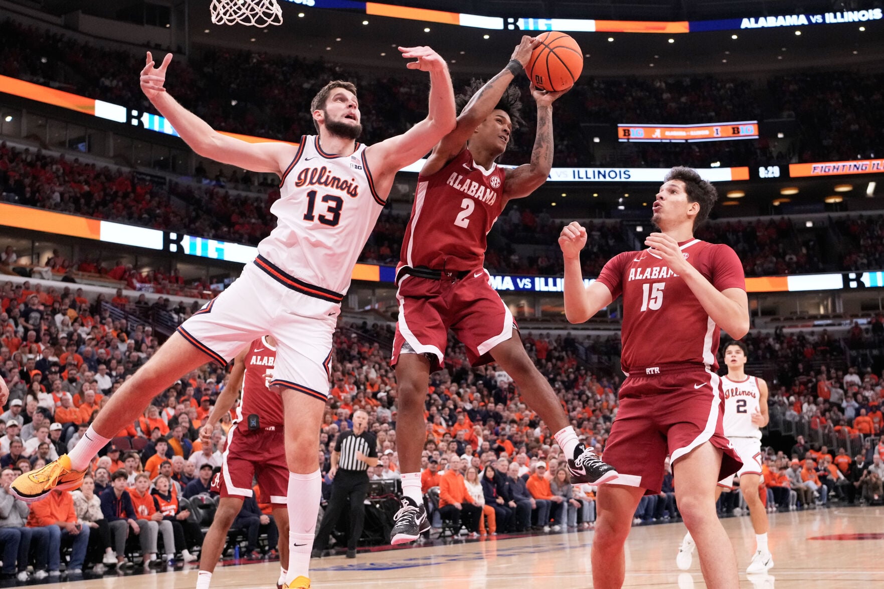 Illinois offense fallters in 90-86 loss to Alabama | Sports | news ...
