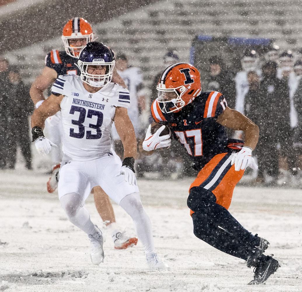 Snow good: Illini savor wintry win against Wildcats | Sports | news ...