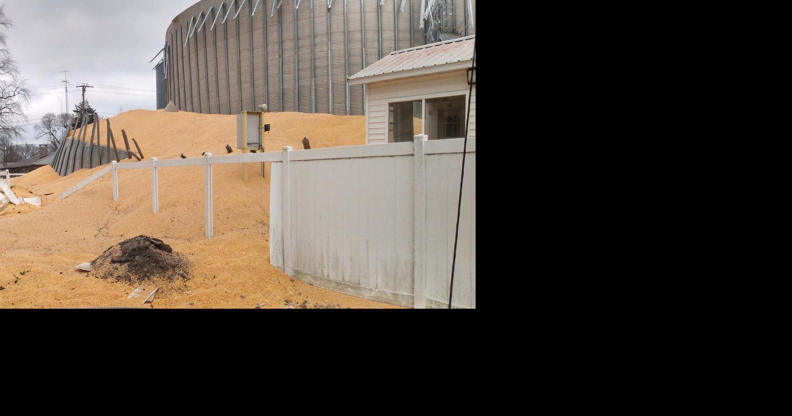 Crews working to clean up after Arcola grain bin collapse | Business ...