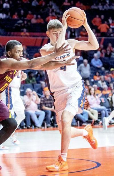 Former Bunnie Zach Griffith scores first points with the Illini | Our County | news-gazette.com
