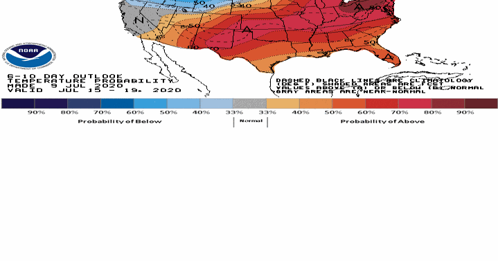 Heat wave pattern ahead next week for the Midwest | The Weather Front ...
