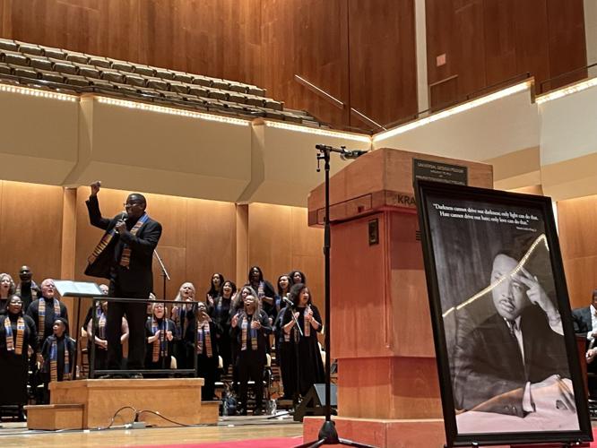 'Where do we go from here? We go about doing good. We go about doing ...