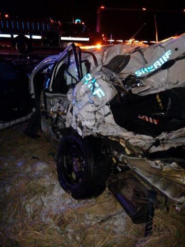 Multiple vehicles in I-74 crash, including deputies' car | News | news ...