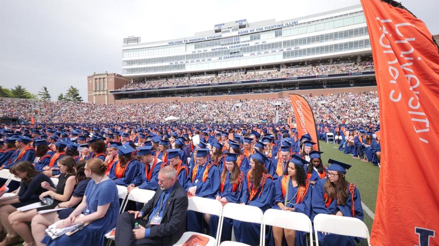 In-person UI commencement happy, hot and inspirational | University ...