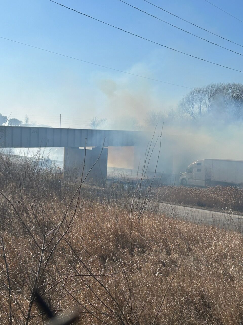 Winds fanning field fire west of Champaign | News | news-gazette.com